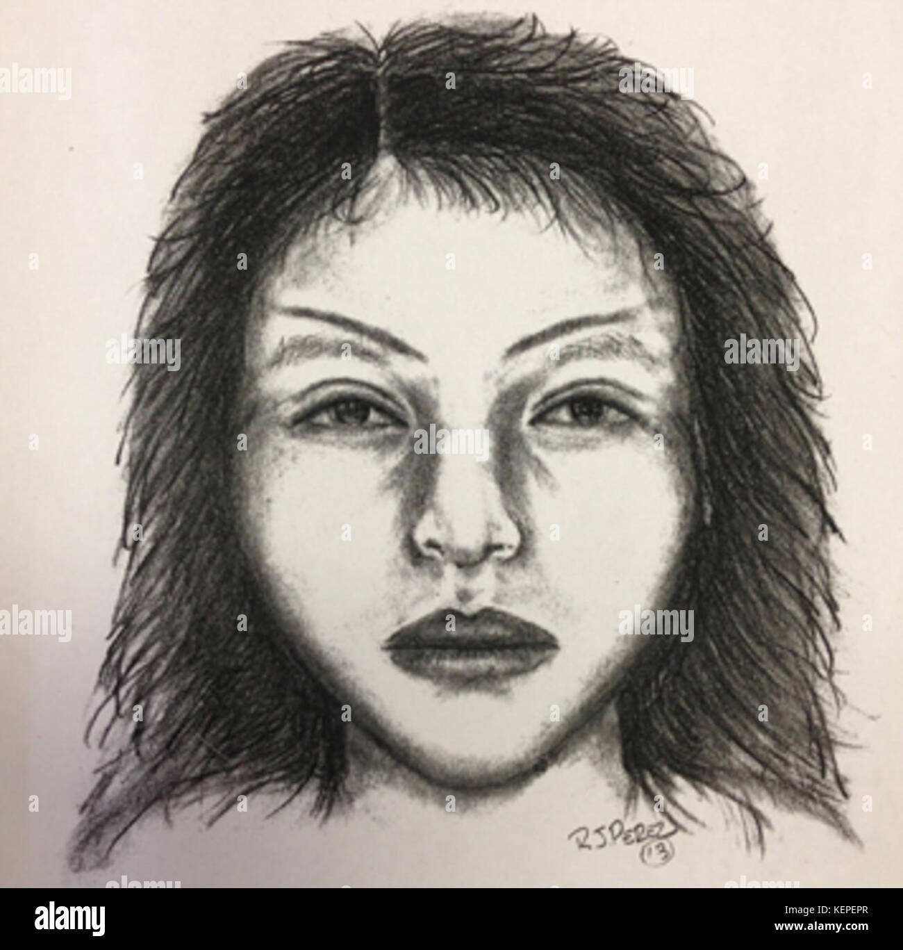 Ventura Jane Doe Sketch Stock Photo - Alamy