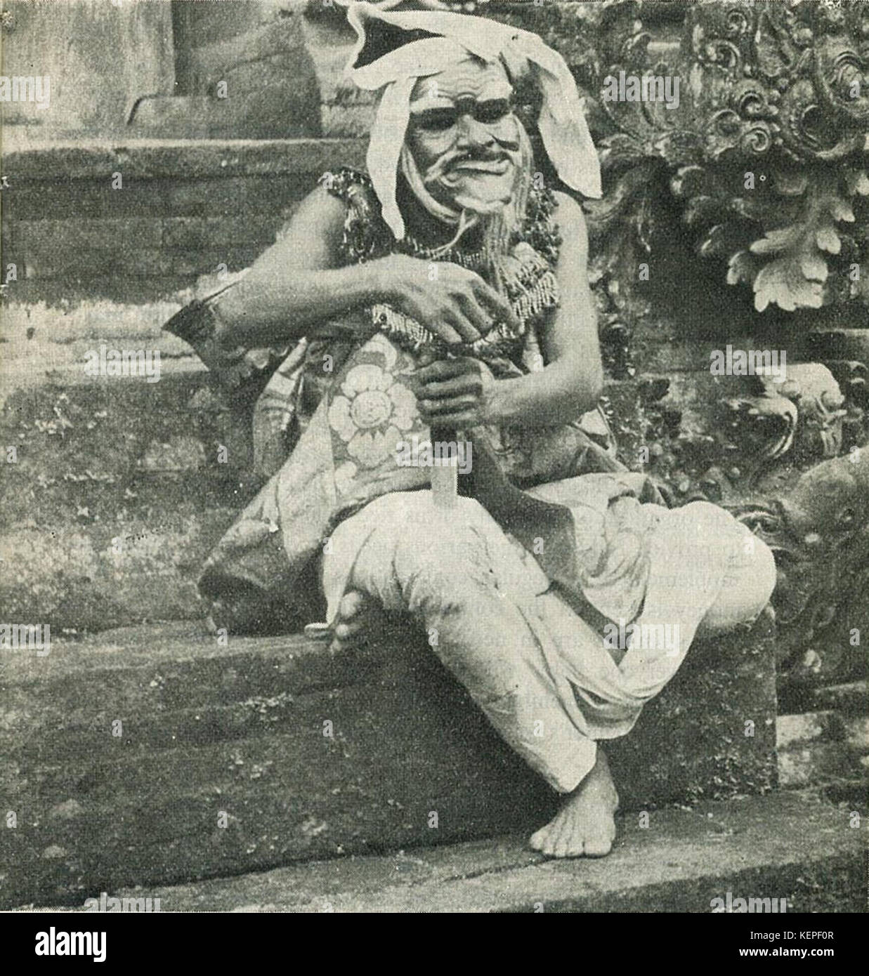 Tari topeng dancer, Bali The Isle of the Gods, p83 Stock Photo - Alamy