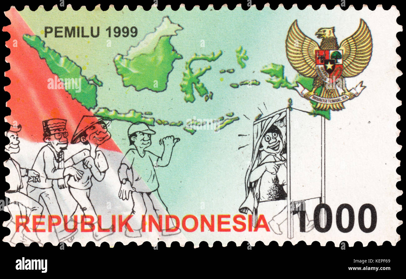 1999 election (map), 1000rp (1999 Stock Photo - Alamy