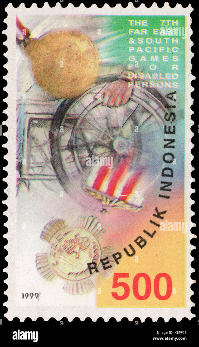 7th East Asia Games for Disabled Persons (racing), 500rp (1999 Stock ...