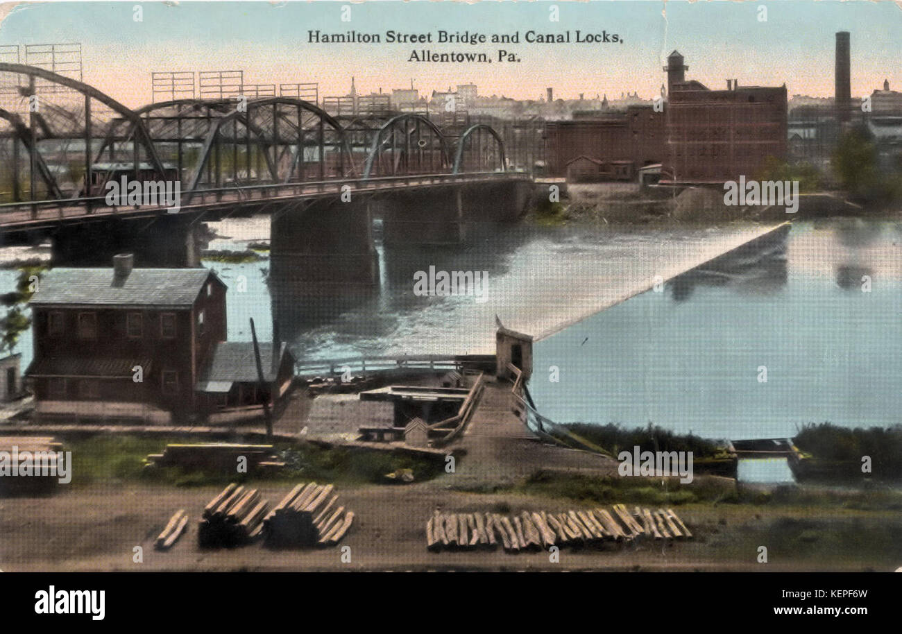 1910 Hamilton Street Bridge Stock Photo - Alamy