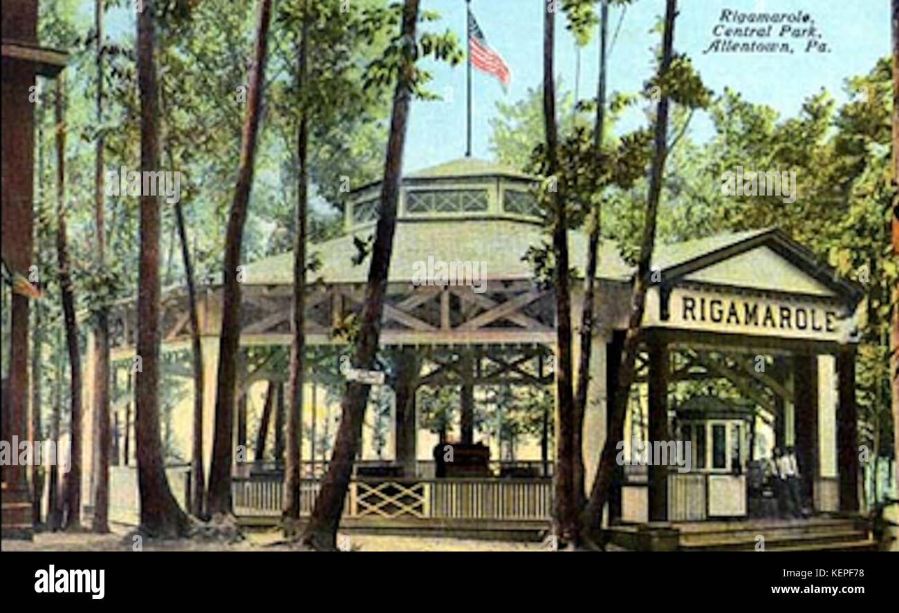 1910 Central Park Rigamarole Stock Photo - Alamy