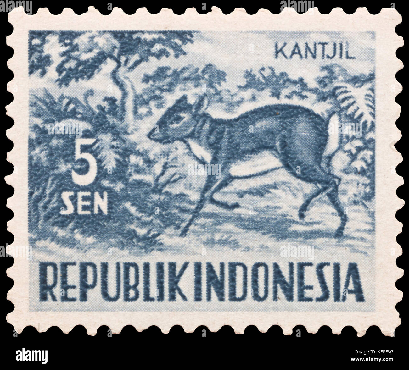 Kantjil, 5sen (1953 Stock Photo - Alamy