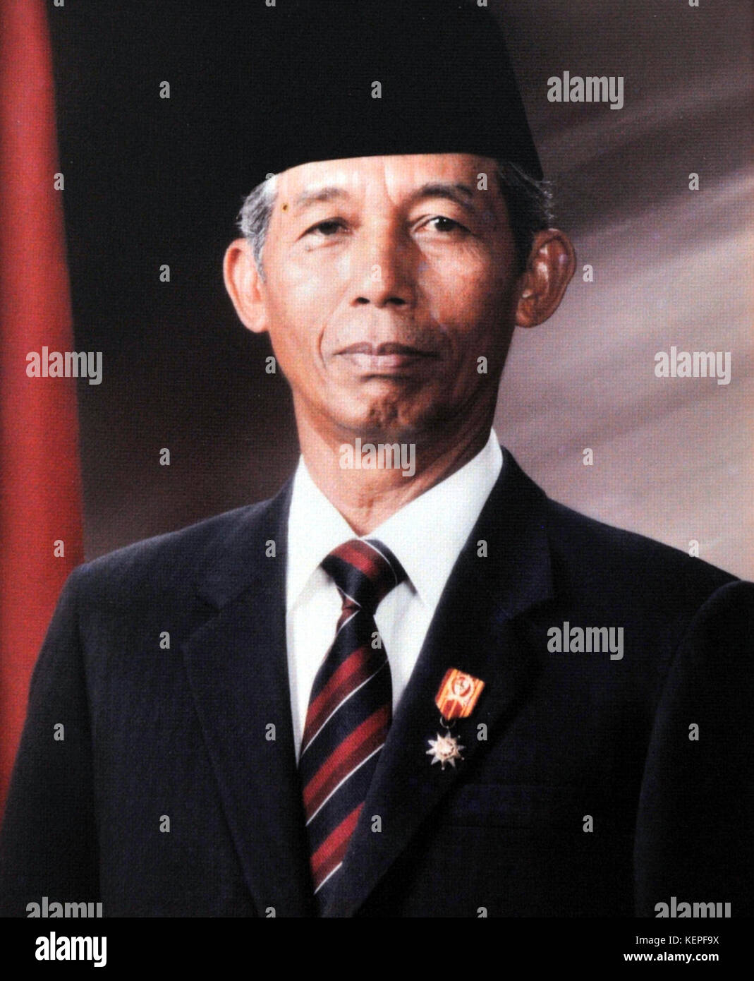 Sudharmono Official Portrait Stock Photo - Alamy