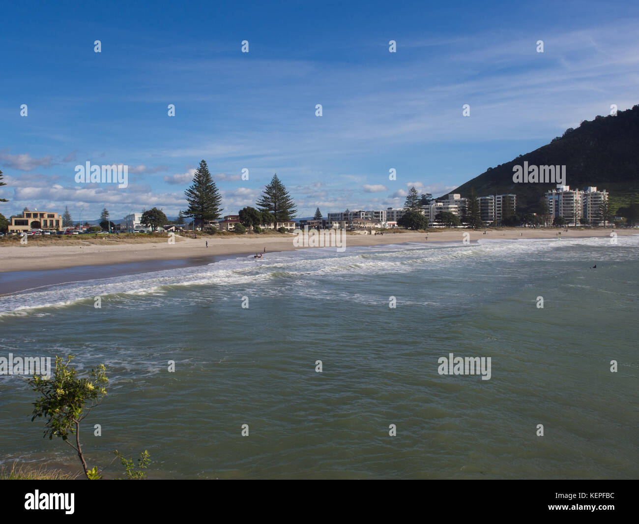 Mt Maunganui Beach Stock Photo - Alamy
