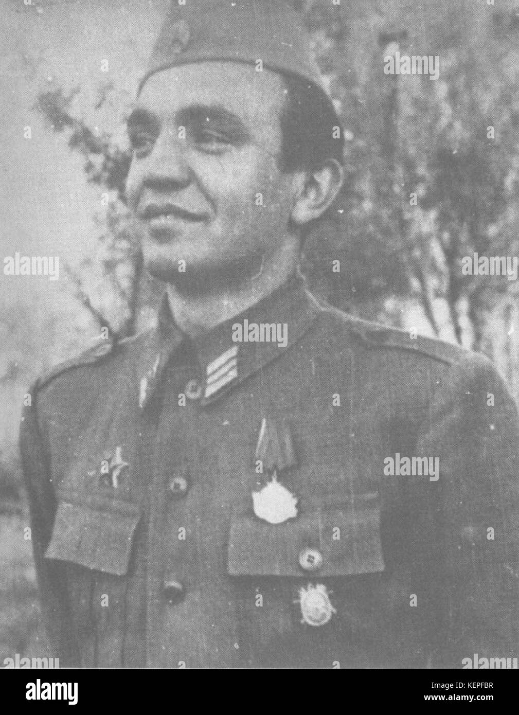 Yugoslav General Milan Basta WWII Stock Photo - Alamy