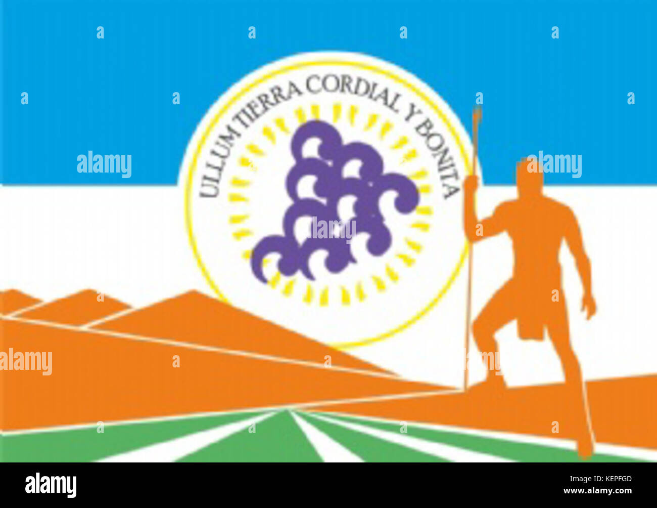 Bandera Departamento Ullum Stock Photo - Alamy