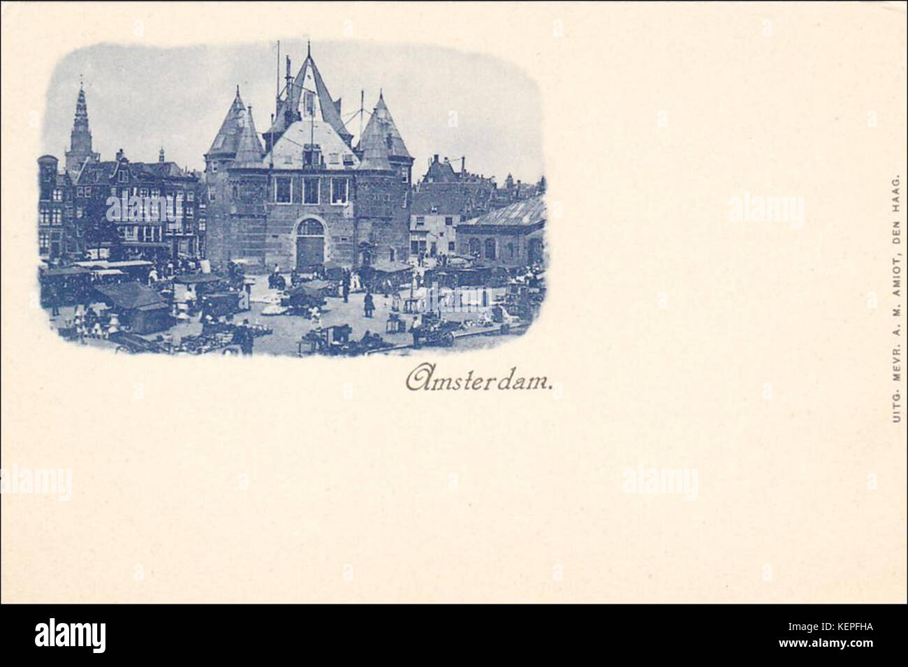 De Waag, a historic building in Amsterdam, was built in the 15th ...