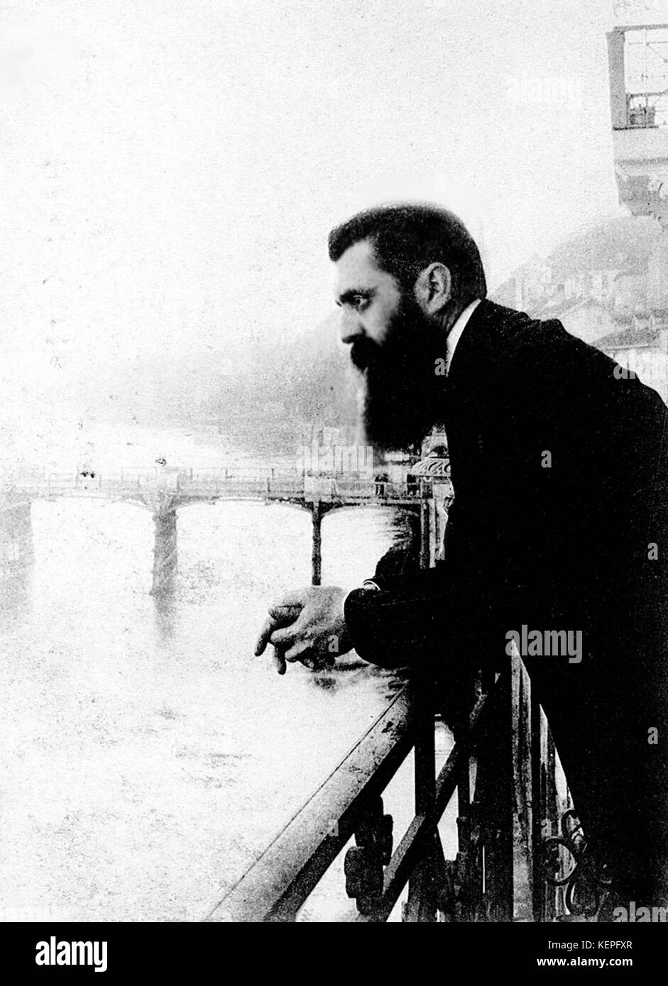 Modern balcony people Black and White Stock Photos & Images - Alamy