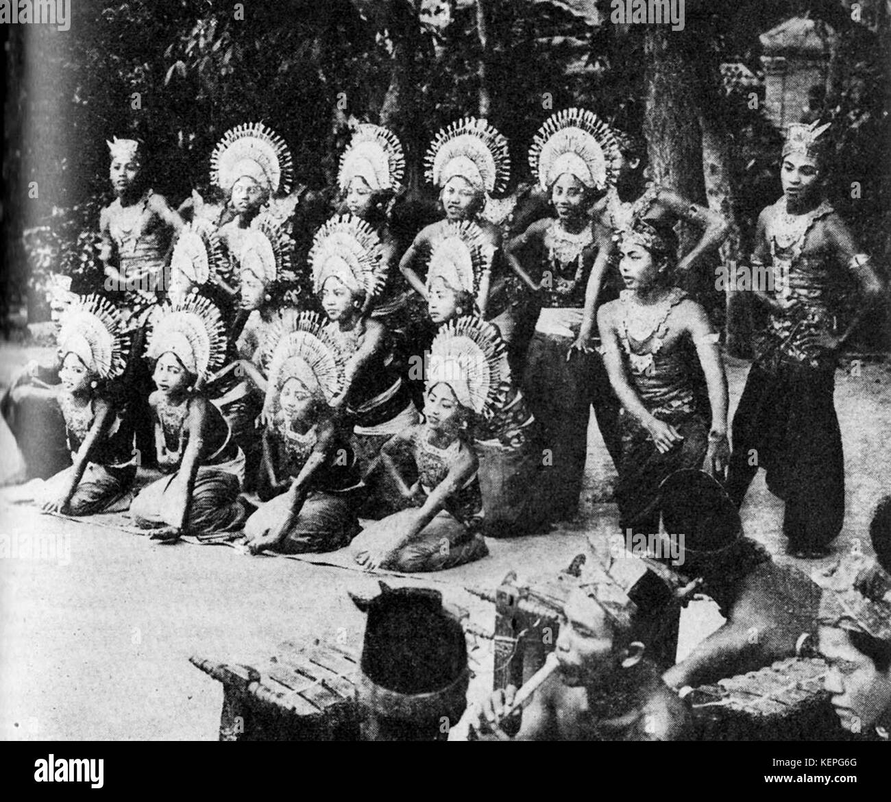 Janger dance, Bali Where, What, When, How, p29 Stock Photo - Alamy