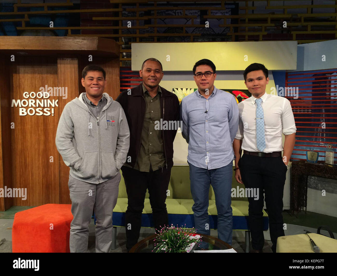 Bayanihan sa Daan Movement TV Guesting Stock Photo - Alamy