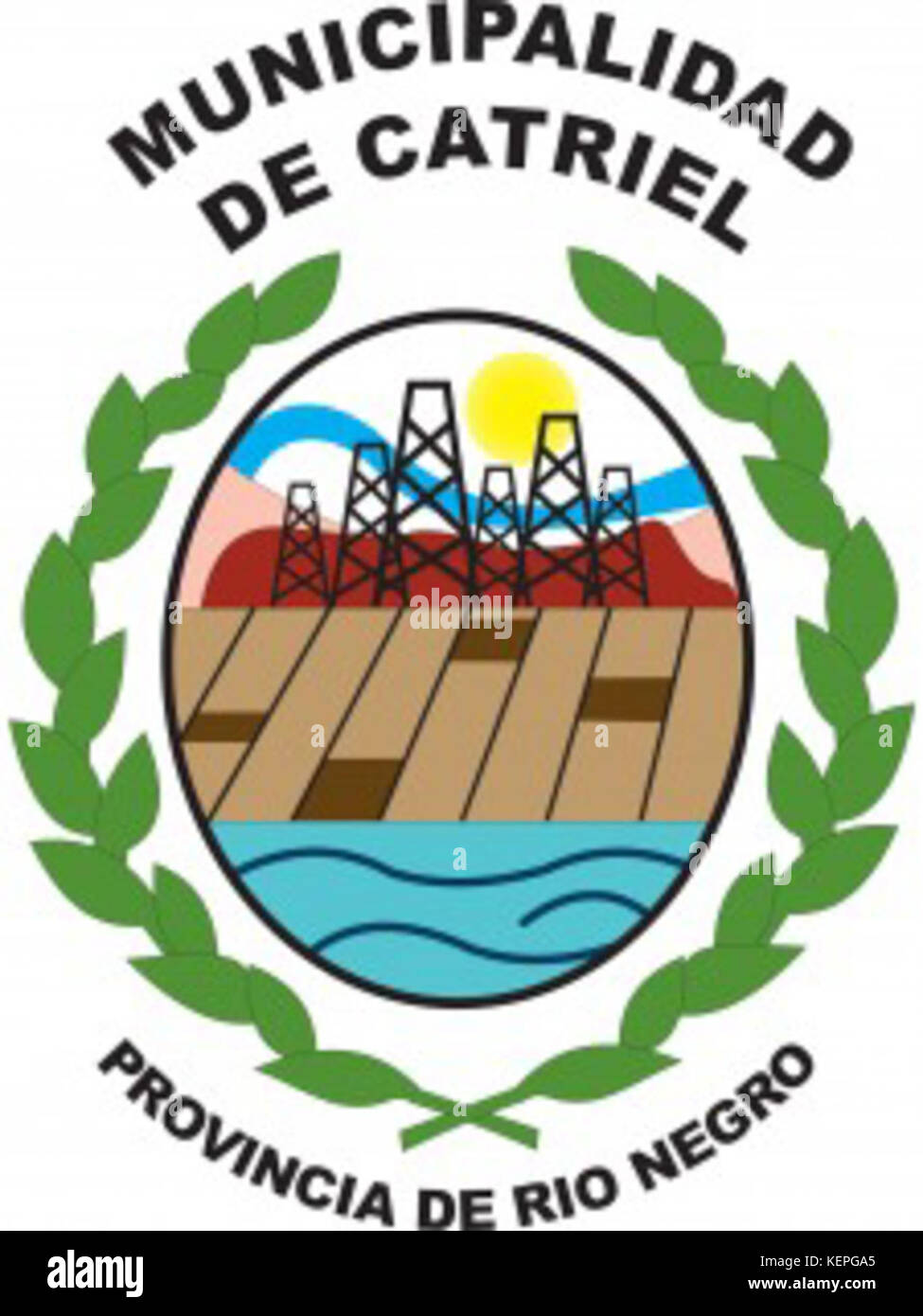 Escudo de Catriel Stock Photo - Alamy