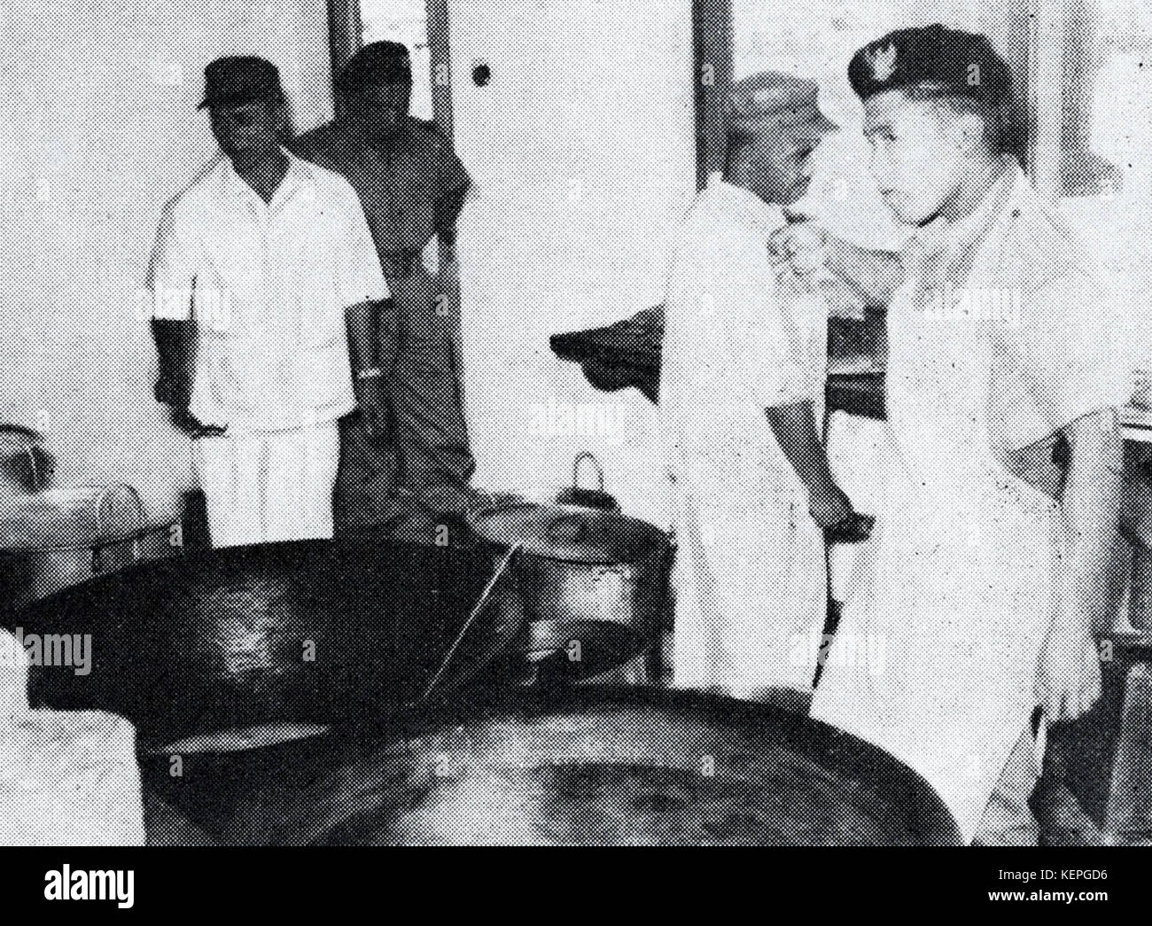 Cooking for the Garuda Contingent, Garuda Perdamaian, p82 Stock Photo ...