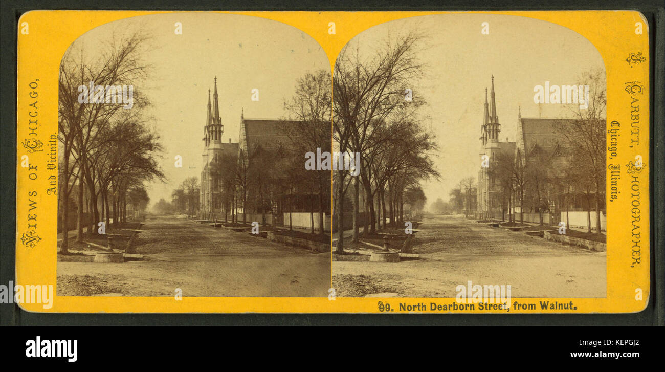 Chicago north dearborn street hi-res stock photography and images - Alamy