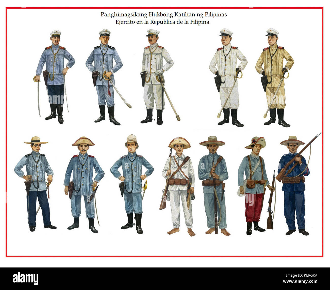 OFFICERS UNIFORM 1899 1902 Copy Stock Photo - Alamy