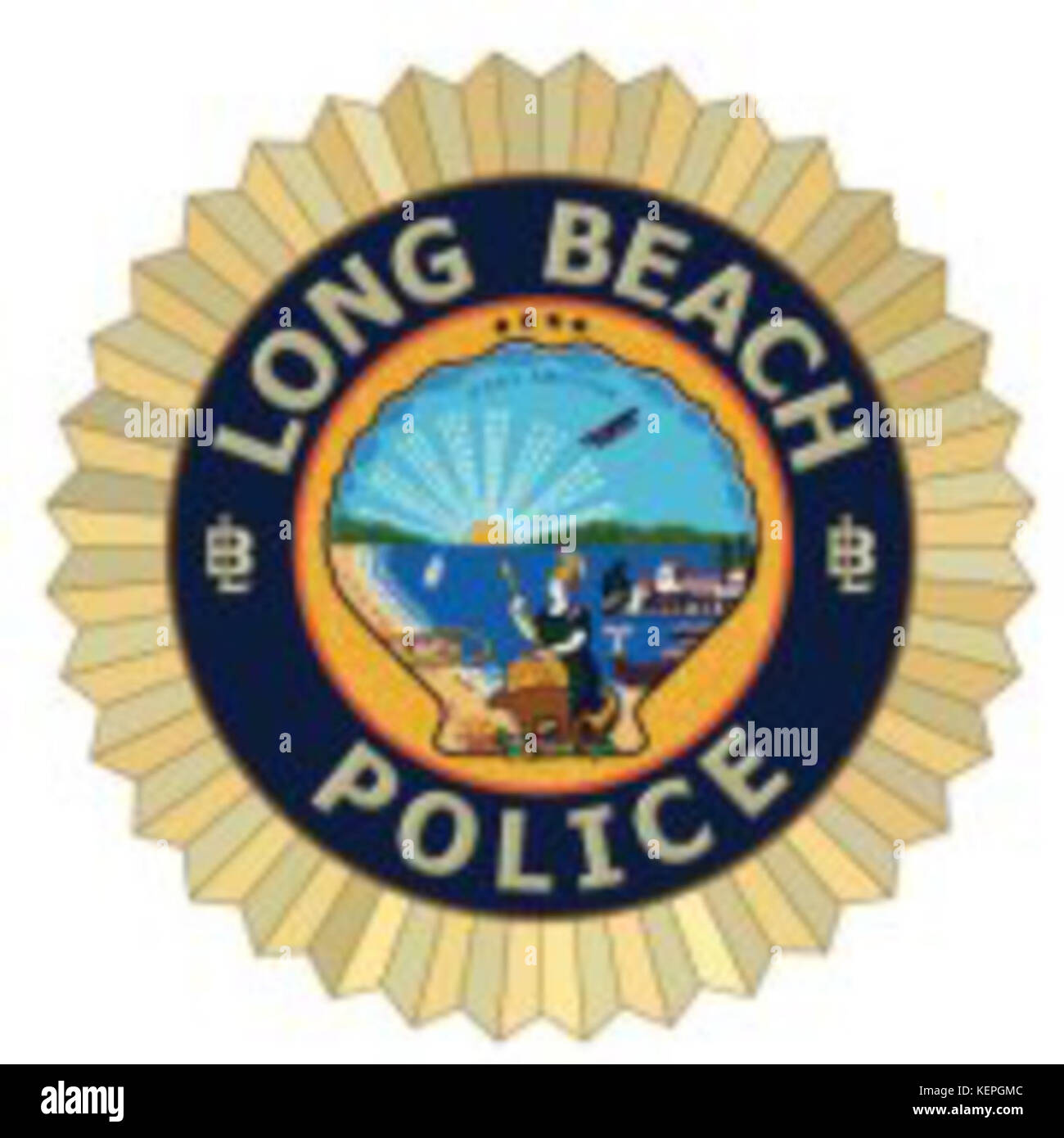 Long beach police logo Stock Photo - Alamy