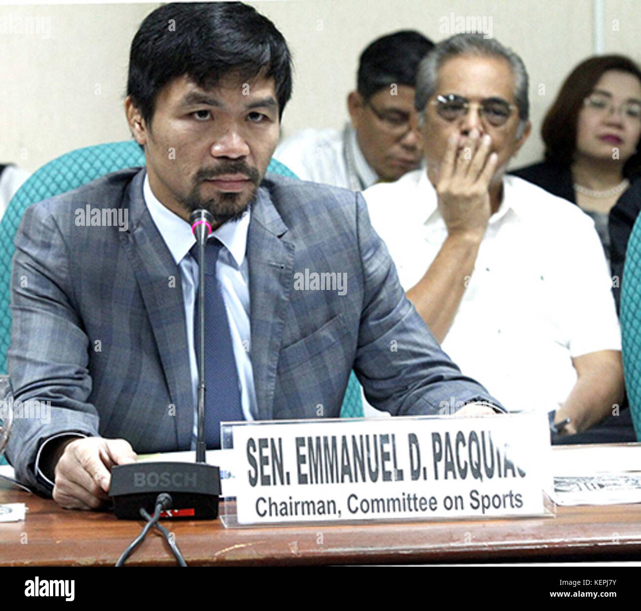 Senator Manny Pacquiao 083016 Stock Photo - Alamy