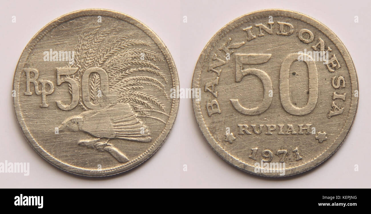 50 Rupiah (Indonesia Stock Photo - Alamy
