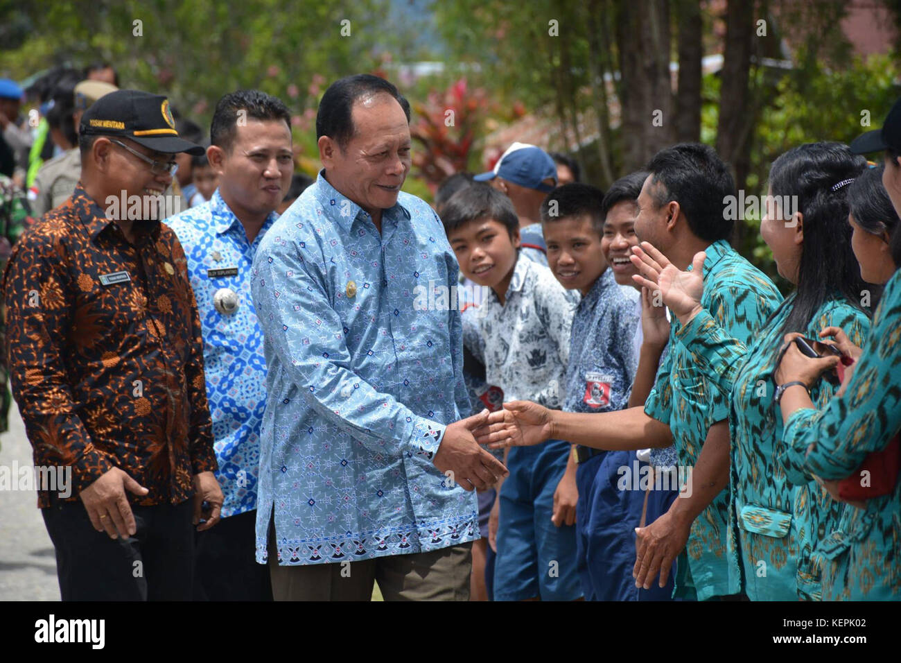 Vice Regent of Poso, Samsuri at the 15th Anniversary of Lore Tengah ...