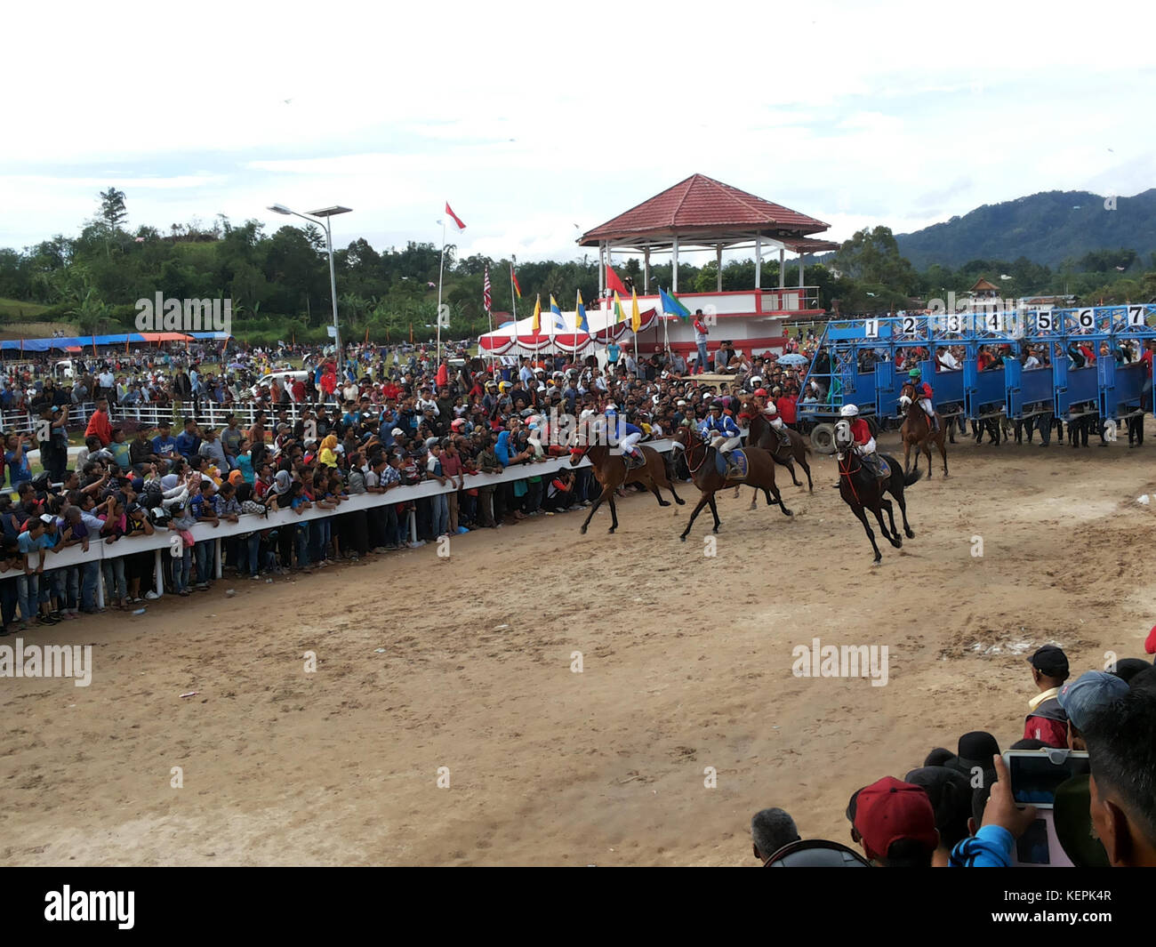 Pacuan Bukik Ambacang Stock Photo - Alamy