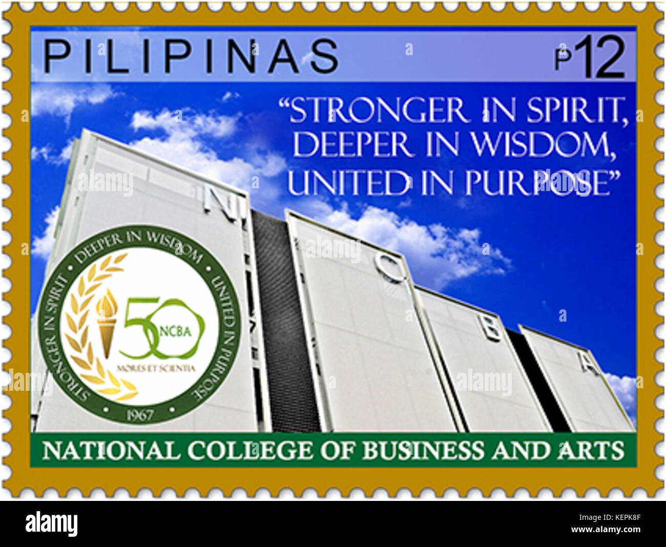 NCBA 2017 stamp of the Philippines Stock Photo - Alamy