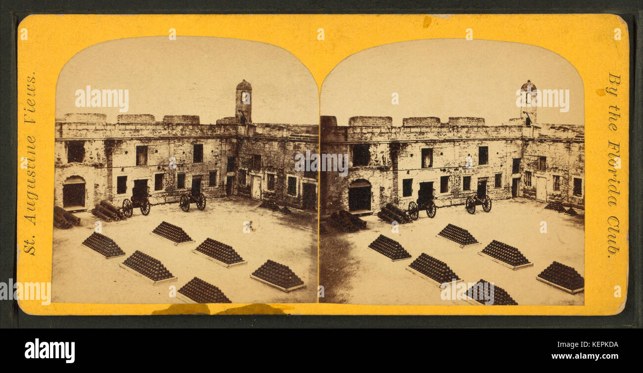 Old Fort San Marco, now Fort Marion, from Robert N. Dennis collection ...