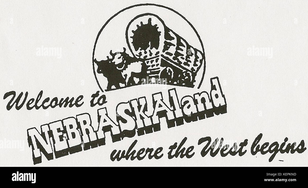 The official symbol and slogan for the State of Nebraska Stock Photo ...