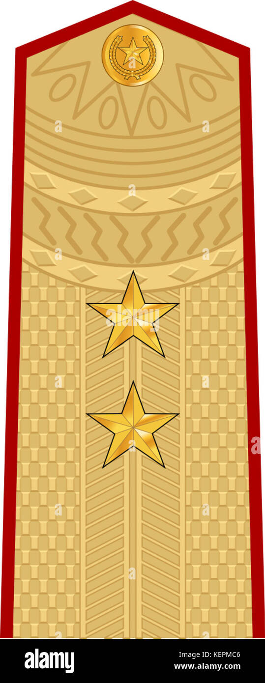 Vietnam People's Army Lieutenant General Stock Photo - Alamy