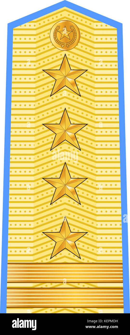 Vietnam People's Air Force Senior Colonel Stock Photo - Alamy