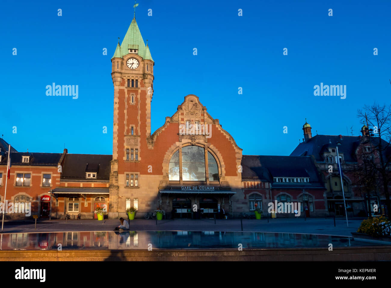 The railway station at Colmar, Alsace in France Stock Photo - Alamy