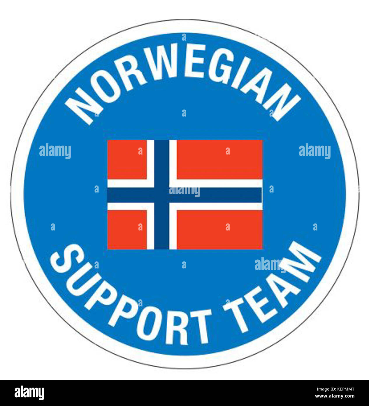 Norwegian Support Team Logo Stock Photo - Alamy