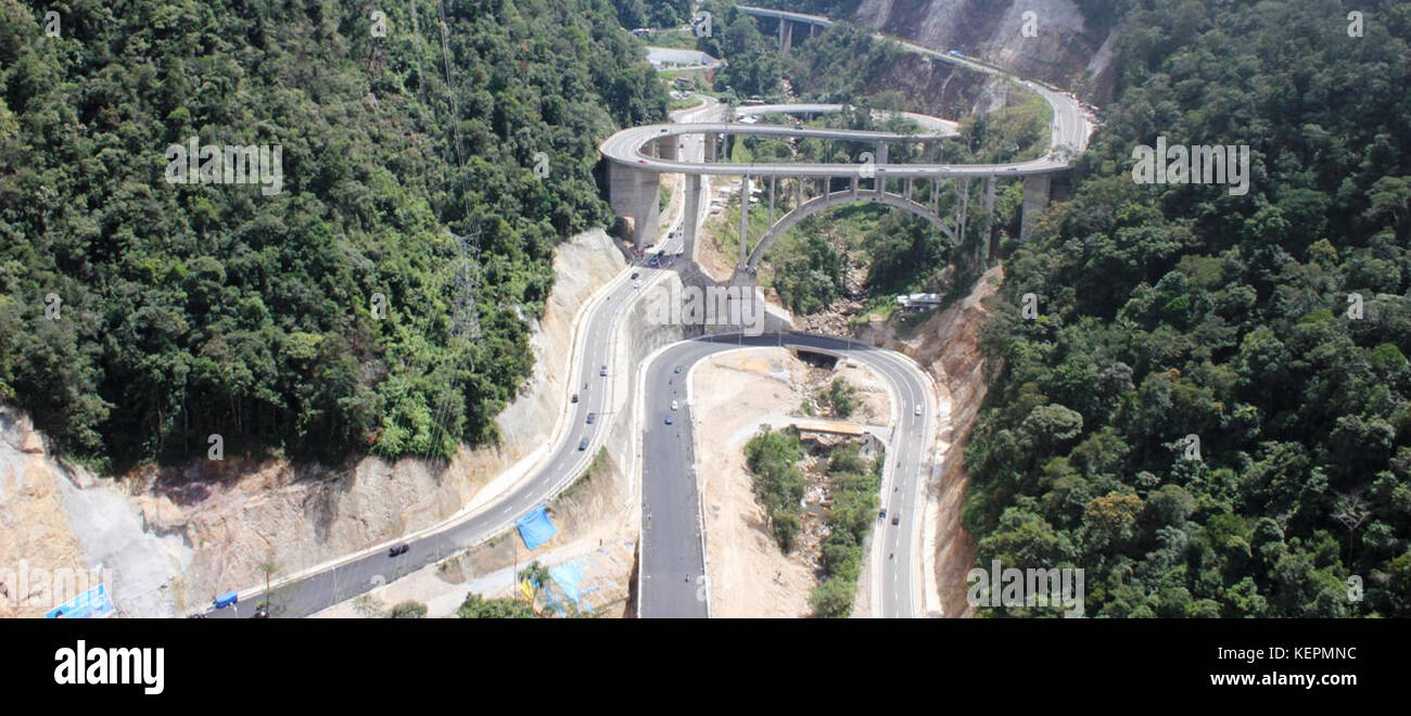 Kelok 9 view from payakumbuh Stock Photo - Alamy
