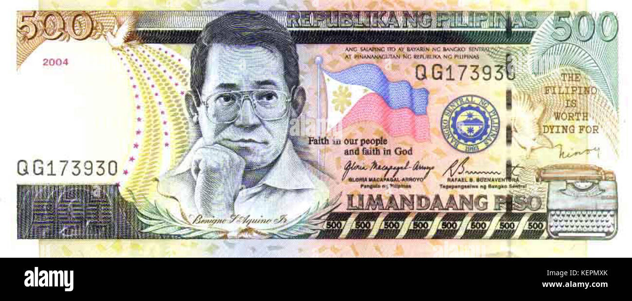 Php 500 bill hi-res stock photography and images - Alamy