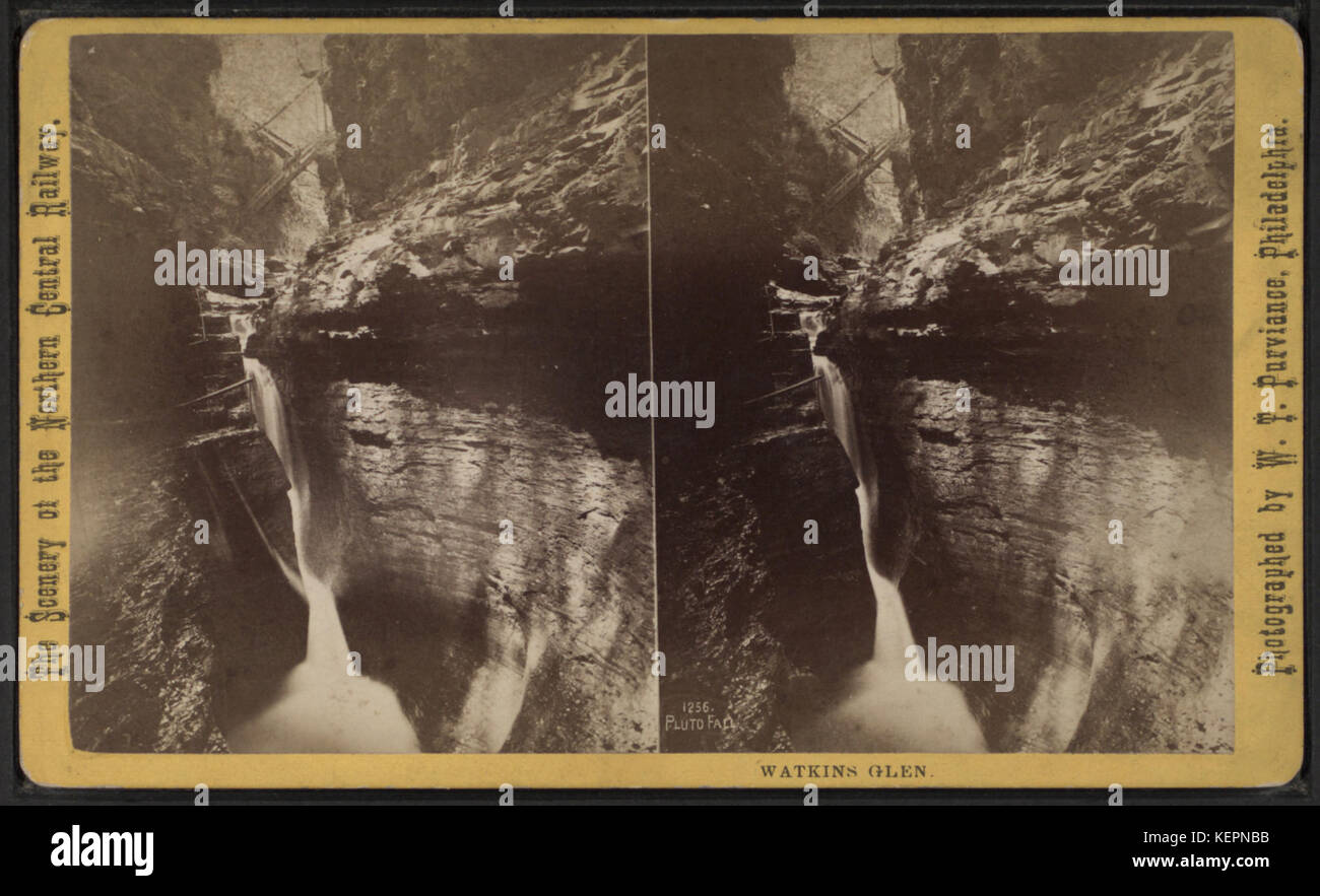 Pluto fall, by Purviance, W. T. (William T Stock Photo - Alamy