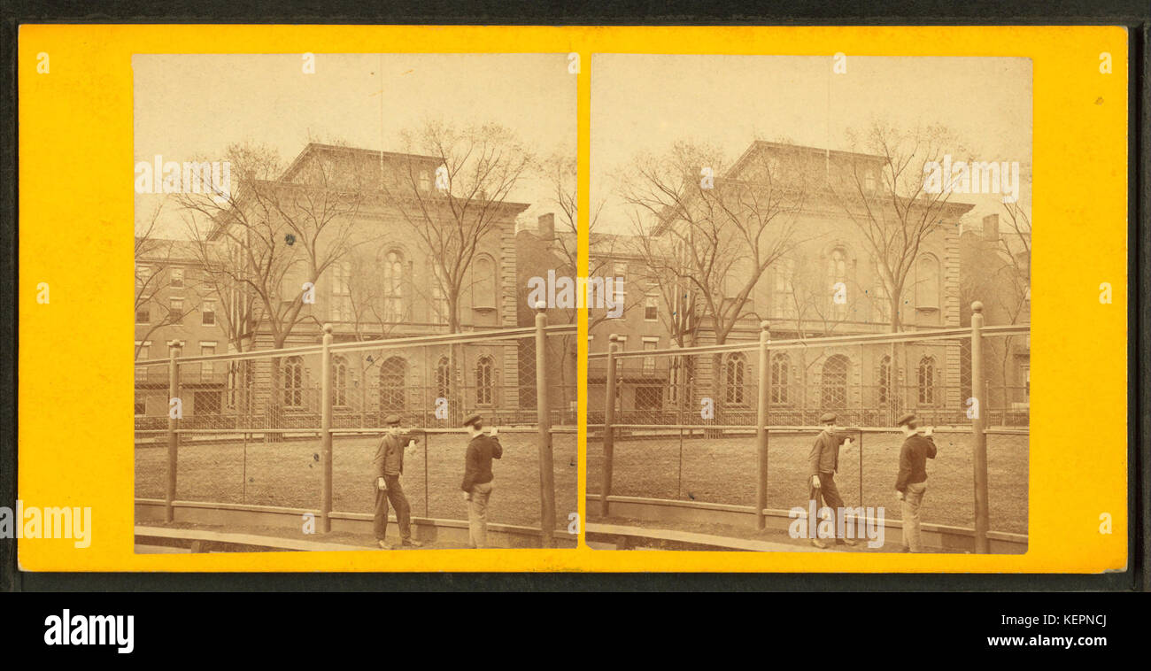 A depiction of a public library, highlighting its architectural design ...