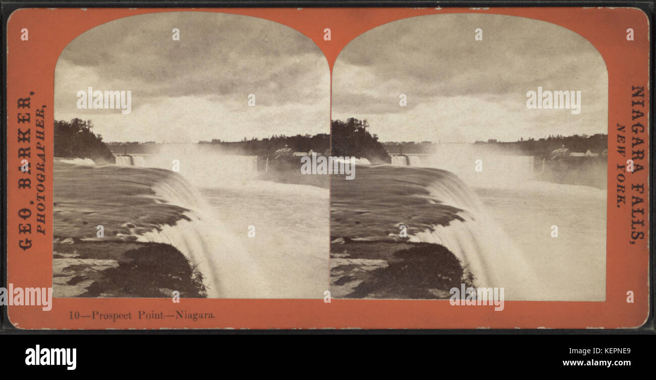 Prospect Point, Niagara, by Barker, George, 1844 1894 Stock Photo - Alamy