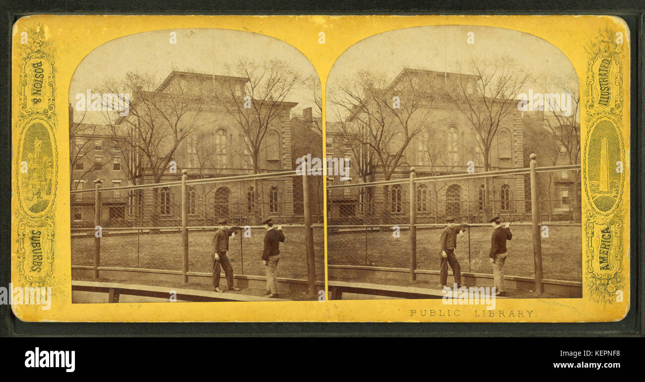 Public Library, from Robert N. Dennis collection of stereoscopic views ...