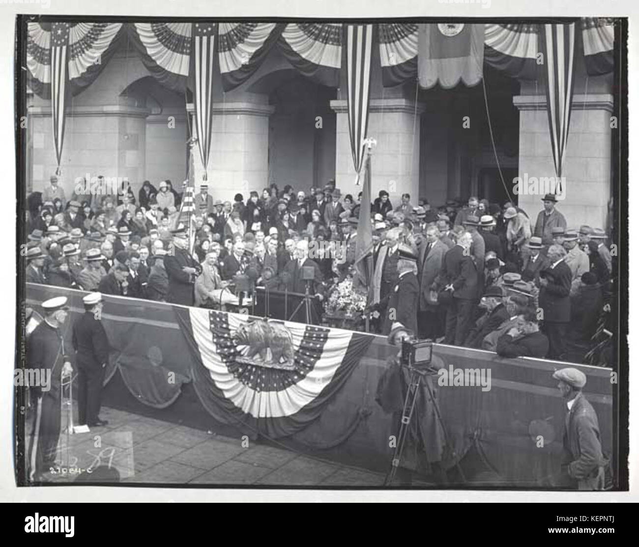 This image captures the gubernatorial inauguration of James Rolph ...
