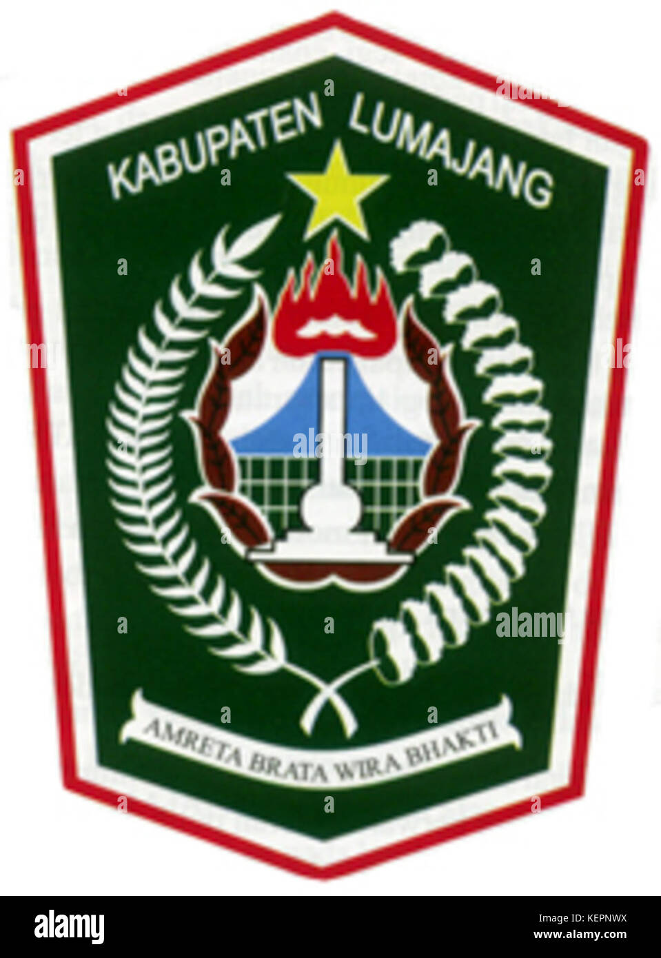 Logo kabupaten lumajang Stock Photo - Alamy