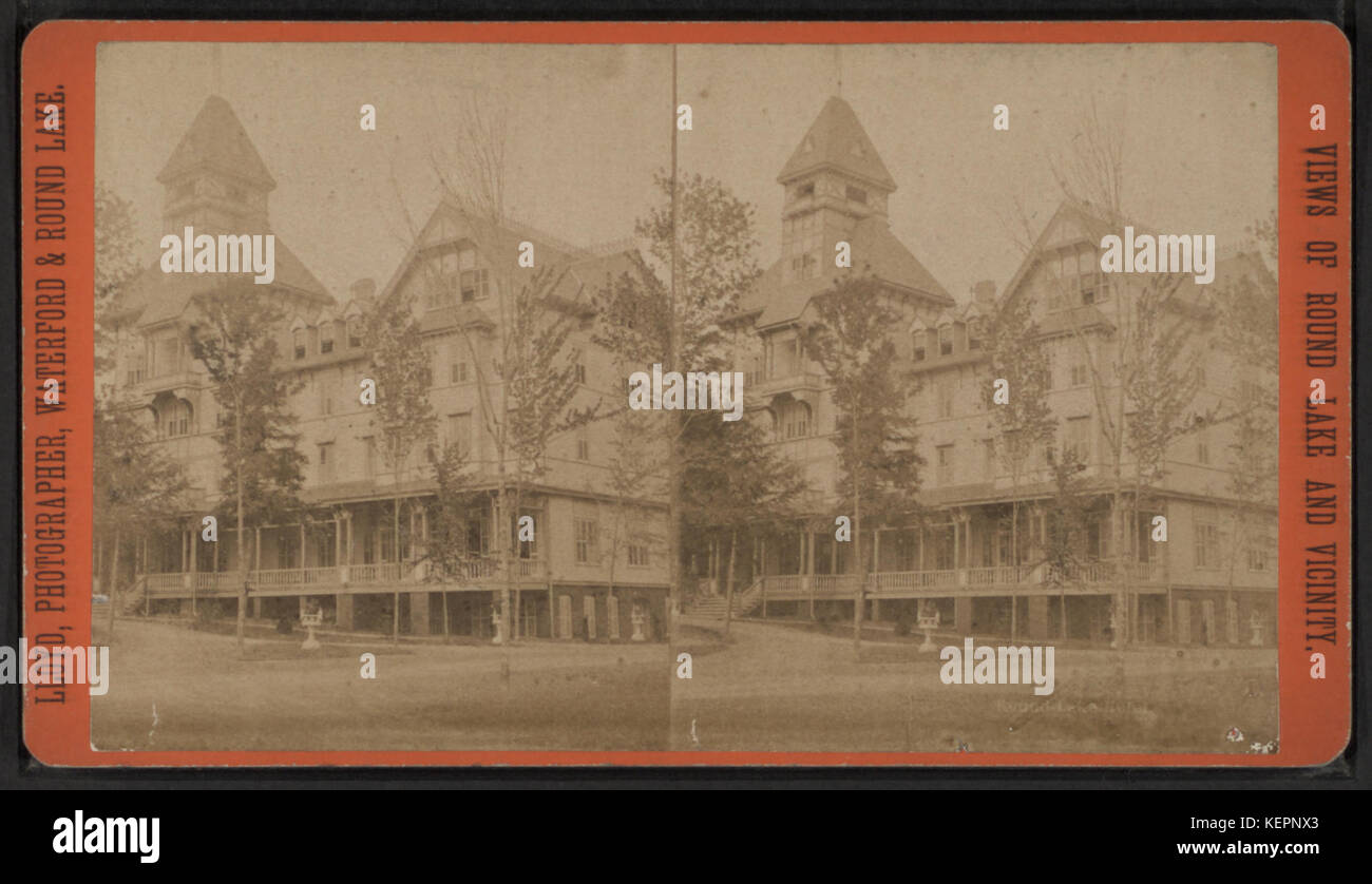 Round Lake Hotel, by Lloyd (fl. 187 Stock Photo - Alamy