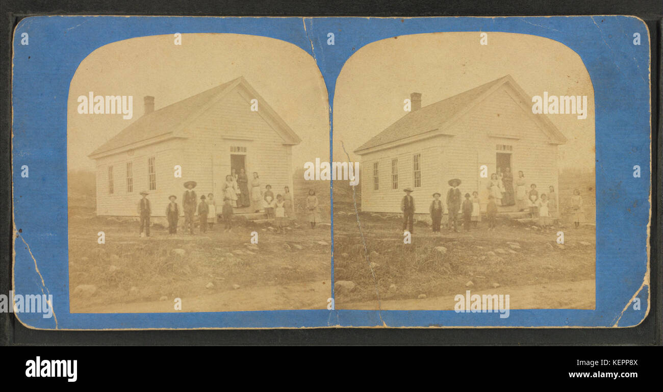 School house at Foster, from Robert N. Dennis collection of ...