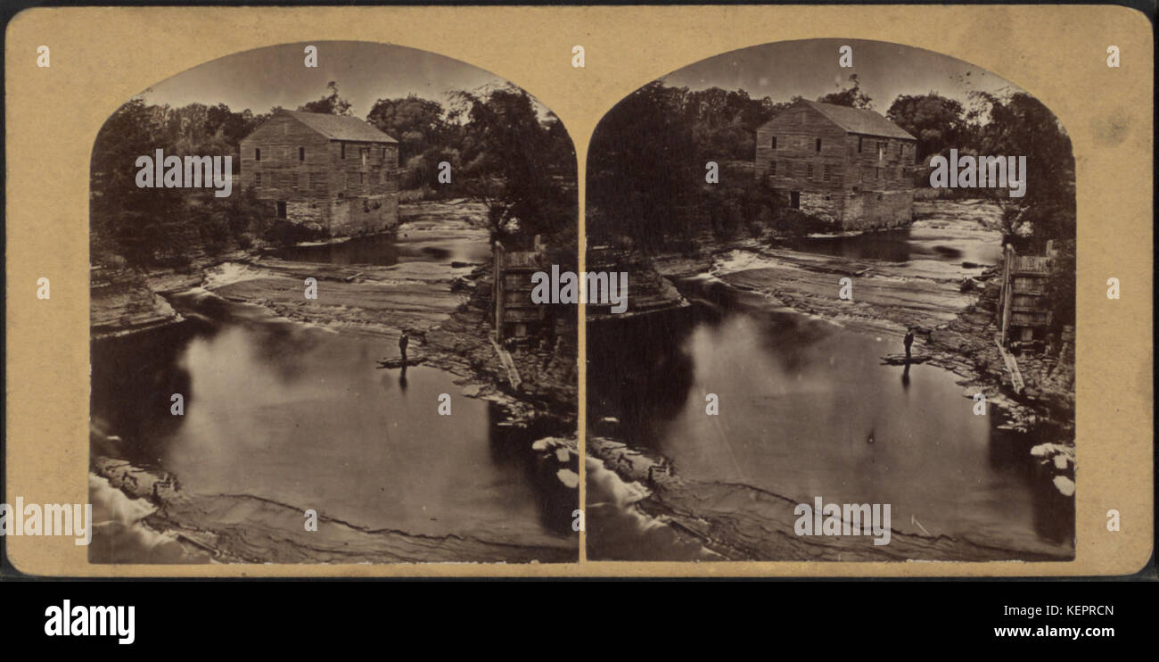 Taughonic Falls, Old Gun Factory, from Robert N. Dennis collection of ...