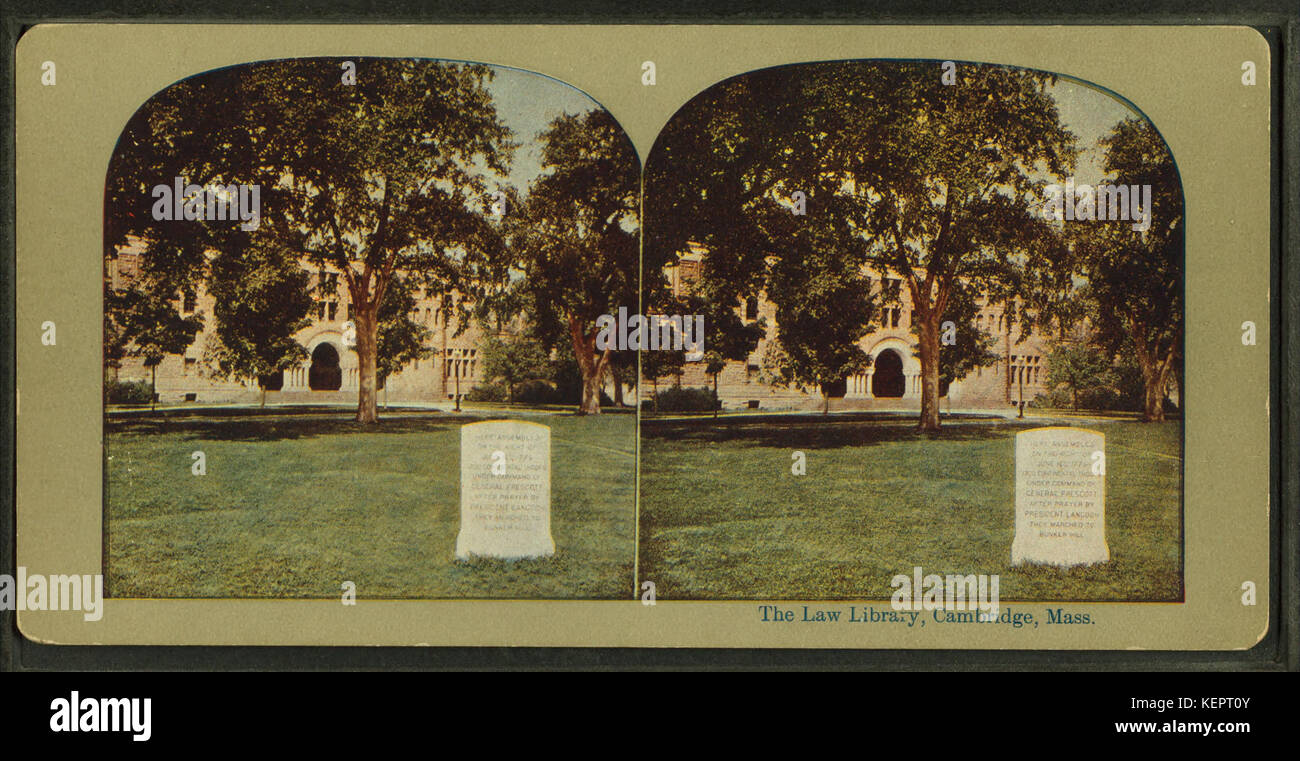 The law library, Cambridge, Mass, from Robert N. Dennis collection of ...