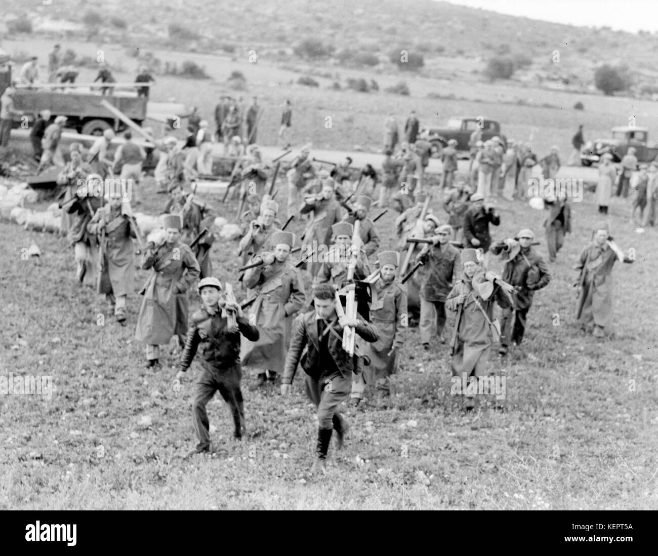 The Establishment Of Kibbutz Hanita Stock Photo - Alamy
