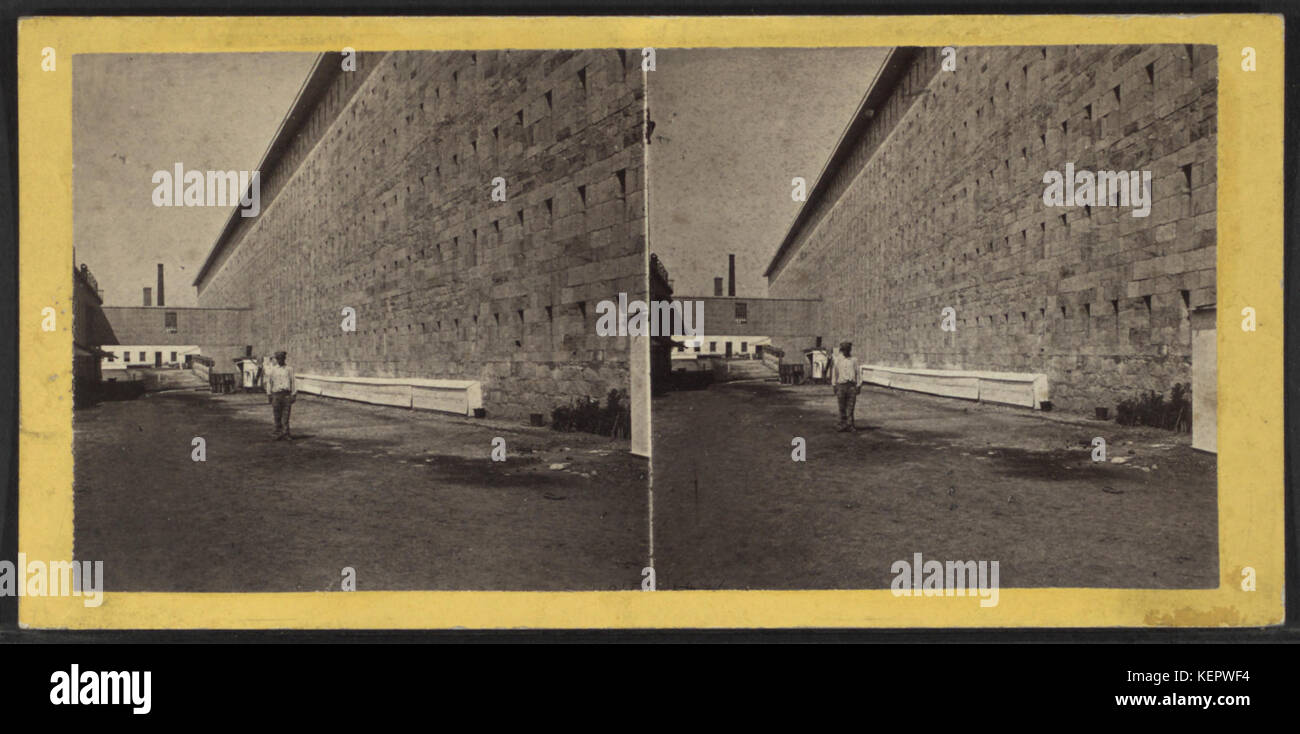 View of the Prison, West side, from Robert N. Dennis collection of ...