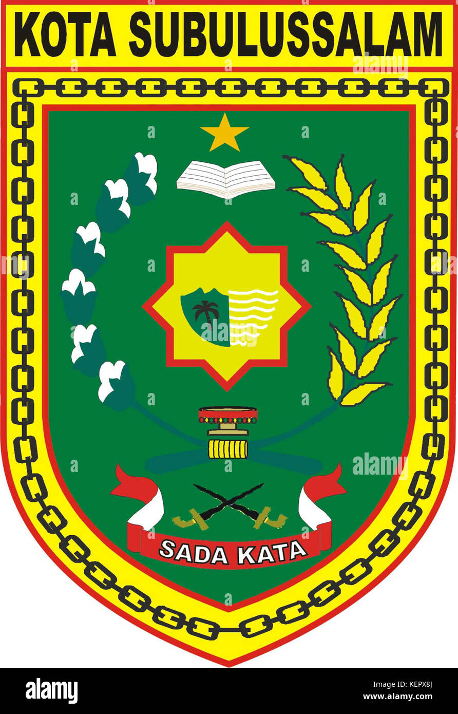 Lambang kota subulussalam Stock Photo - Alamy