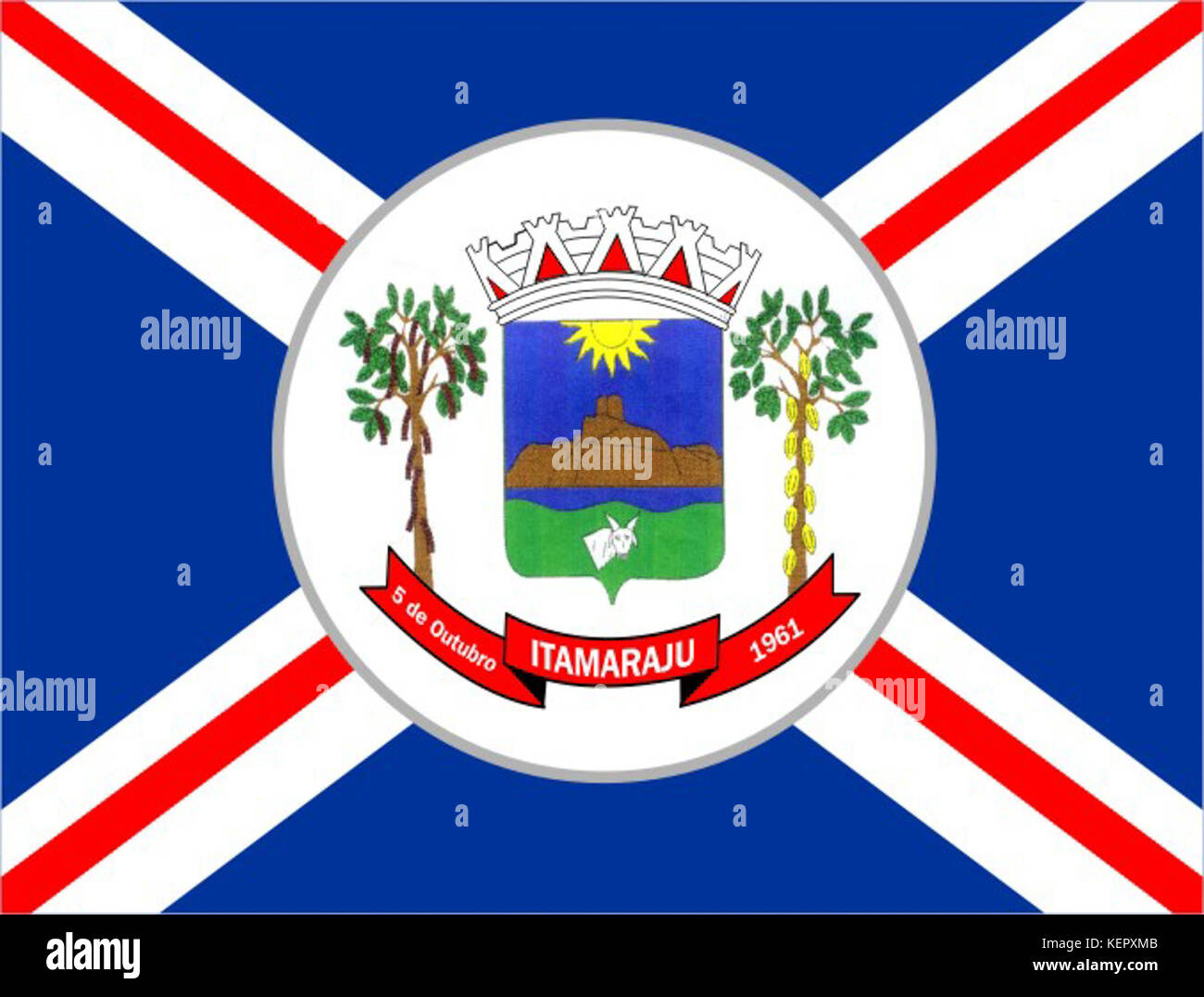 Bandeira de Itamaraju Stock Photo - Alamy