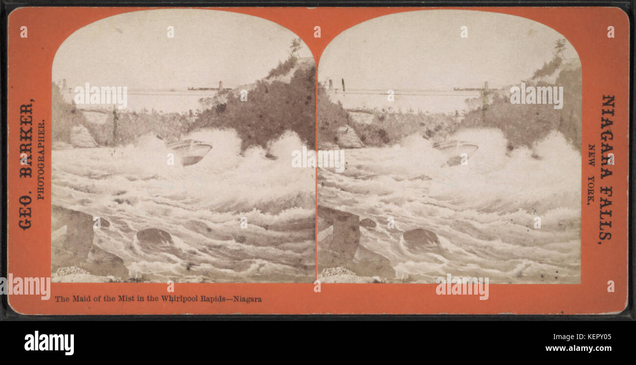 The Maid of the Mist in the Whirlpool Rapids, Niagara, by Barker ...