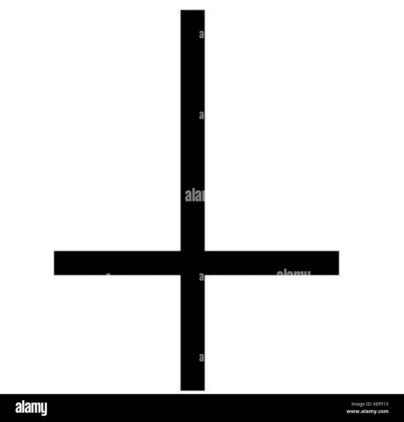 Cruz invertida hi-res stock photography and images - Alamy