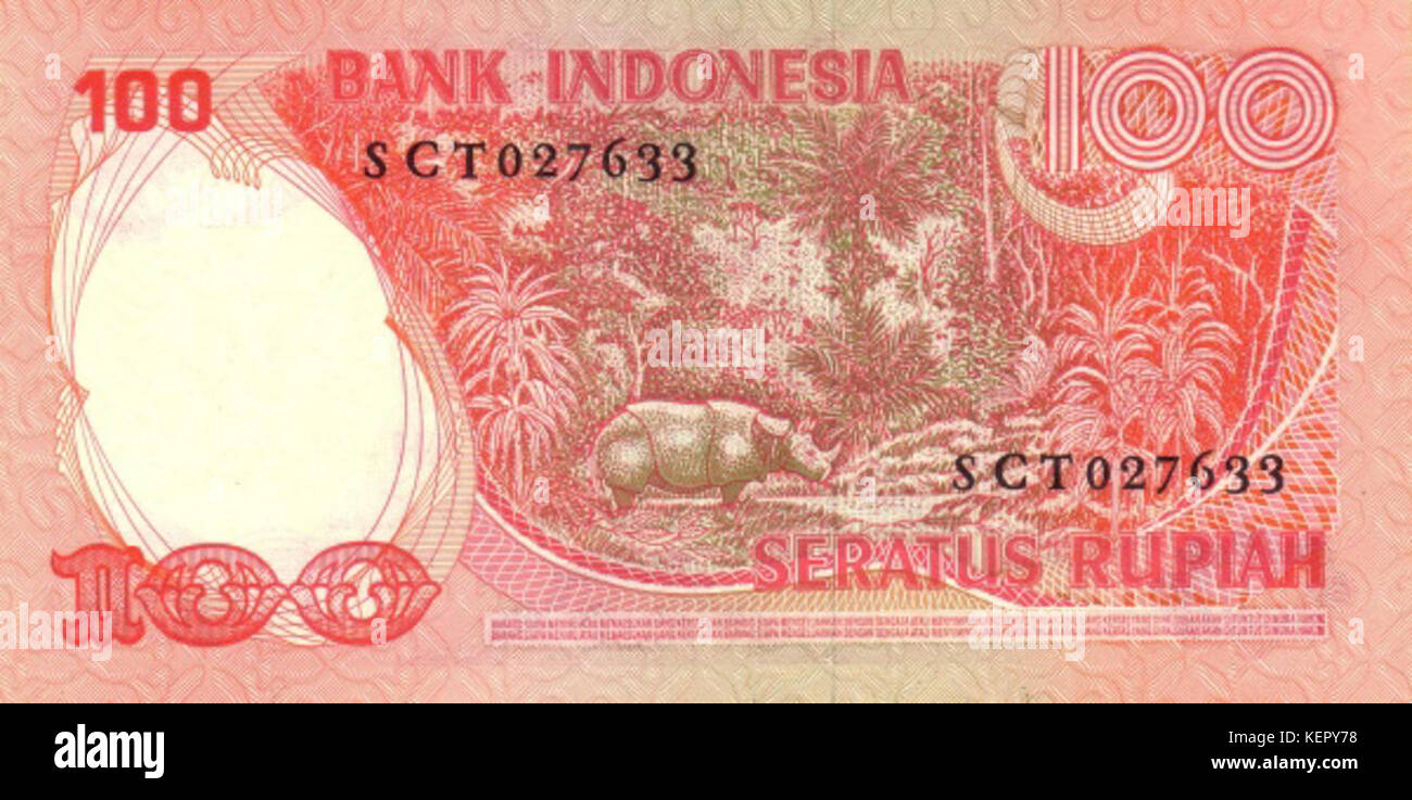 100 rupiah banknote hi-res stock photography and images - Alamy